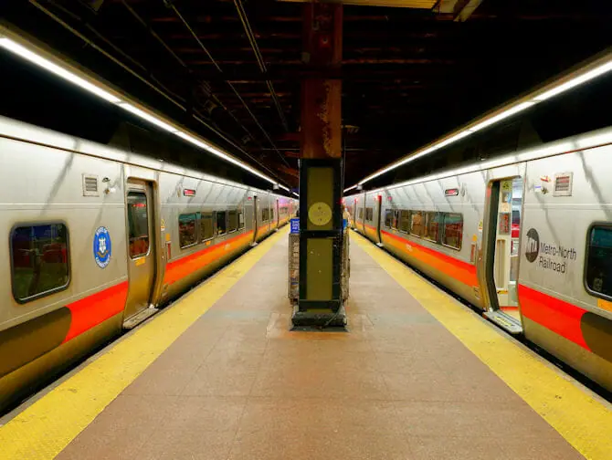 Metro North Railroad Train